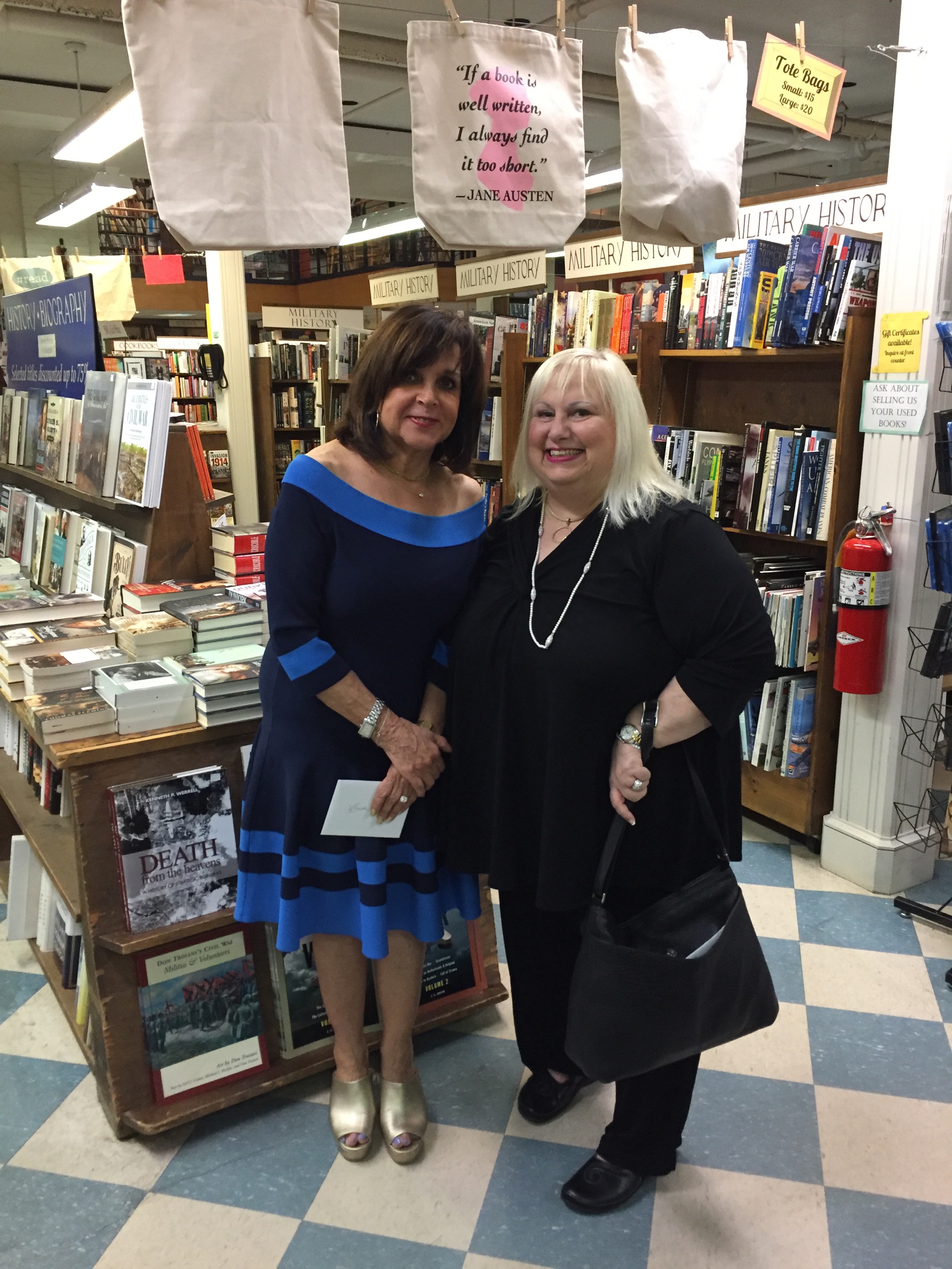 Linda Stasi, Author of “Book Of Judas” and Author Brenda Janowitz At ...