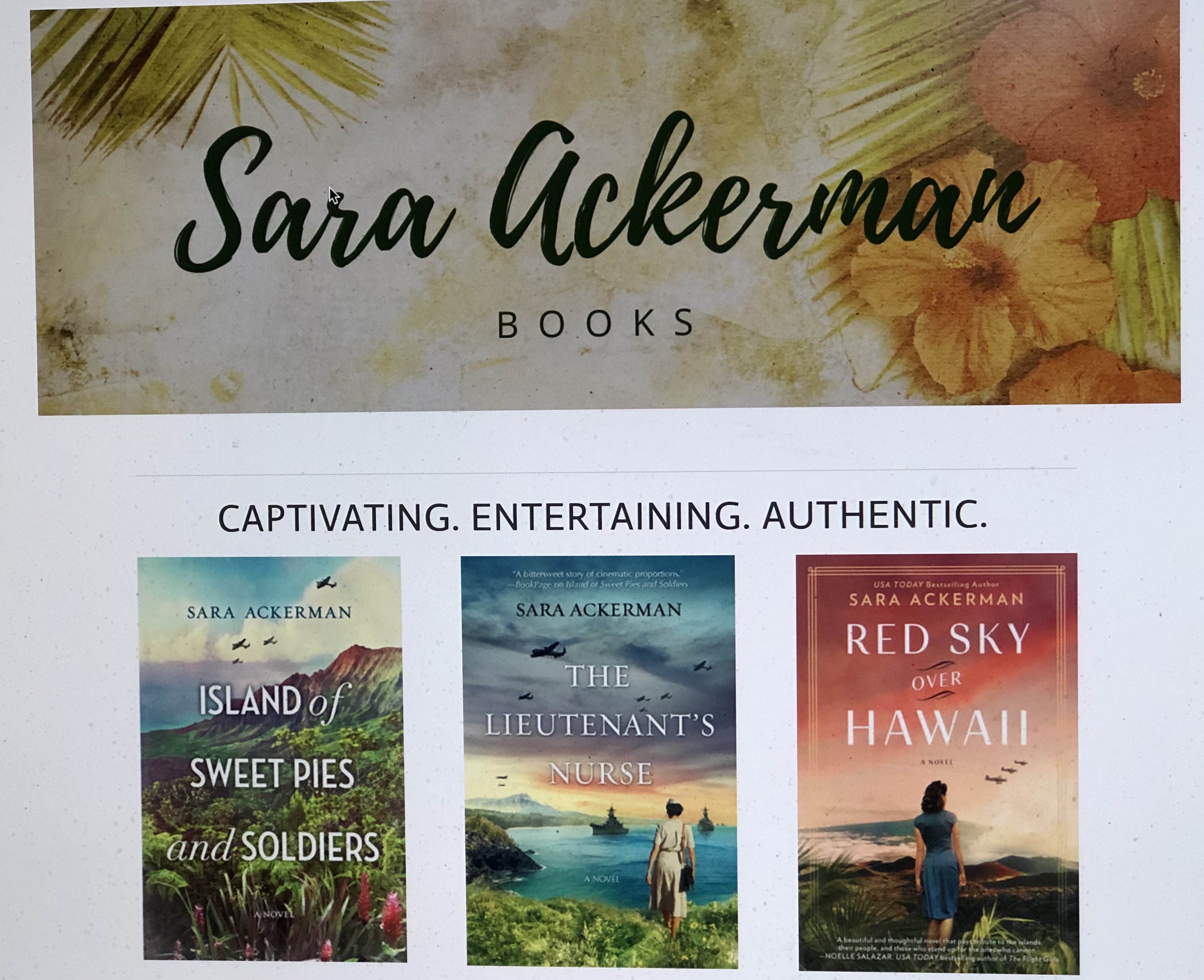 Meet Sara Ackerman, Author of “Red Sky Over Hawaii” An Interview With ...