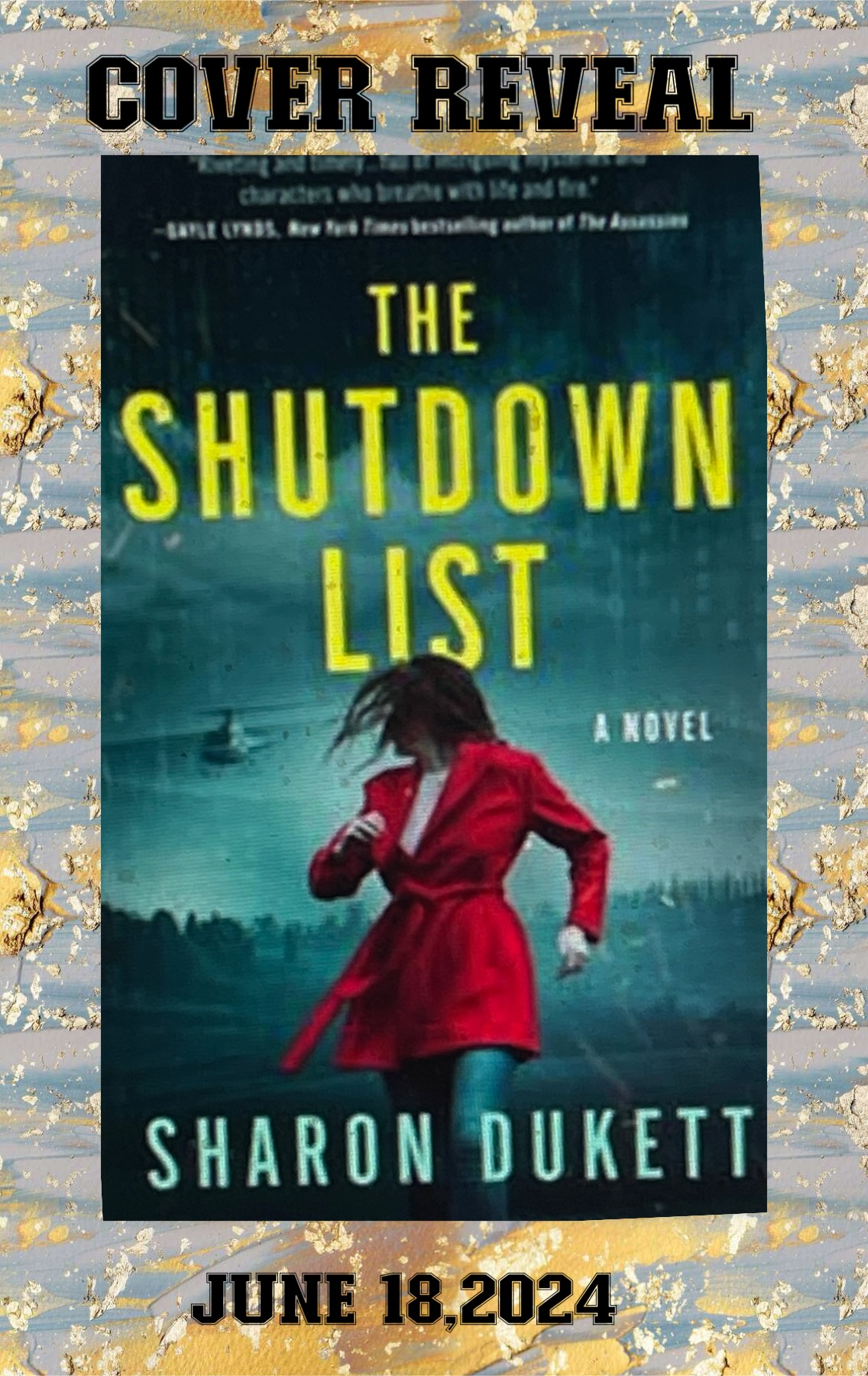 COVER REVEAL of “THE SHUTDOWN LIST” by Sharon Dukett, SharKen ...